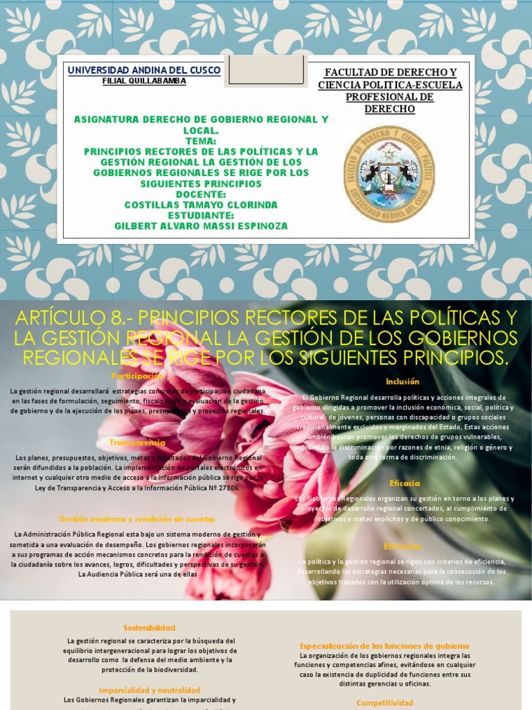 Principios | PDF | Responsabilidad | Administración Pública