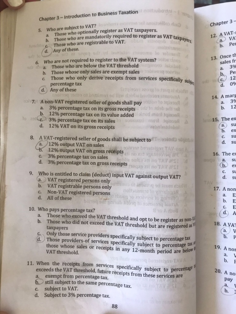 TAXATION Part 2 | PDF