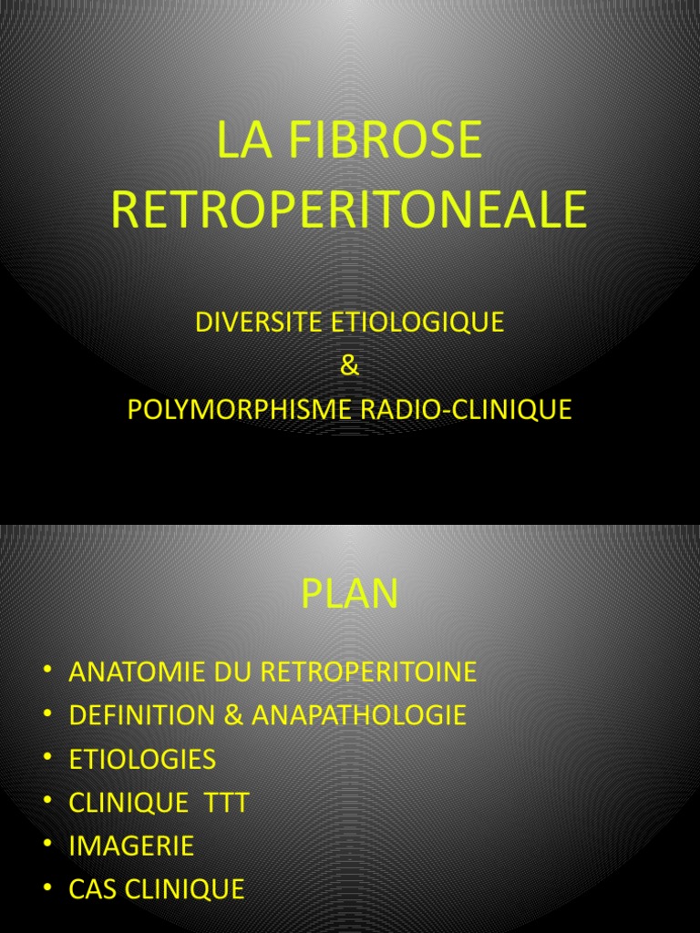 Firose Retroperitoneale | PDF | Péritoine | Causes de décès