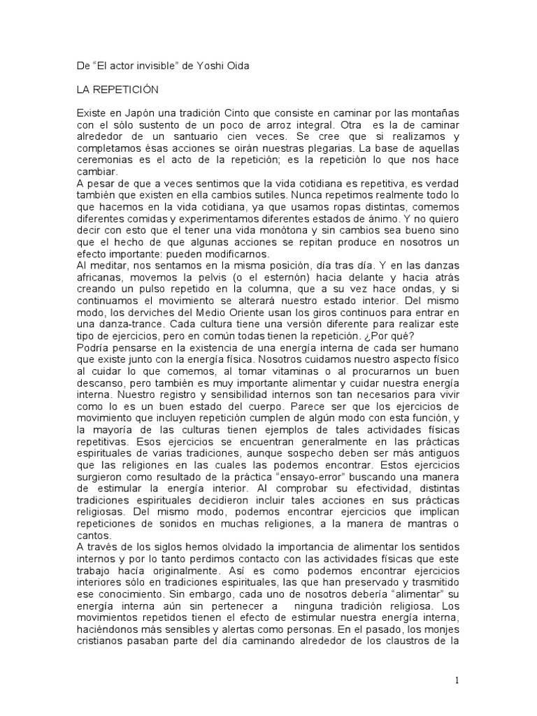 El Ejercicio de Yoshi | PDF | Mente | Fascismo