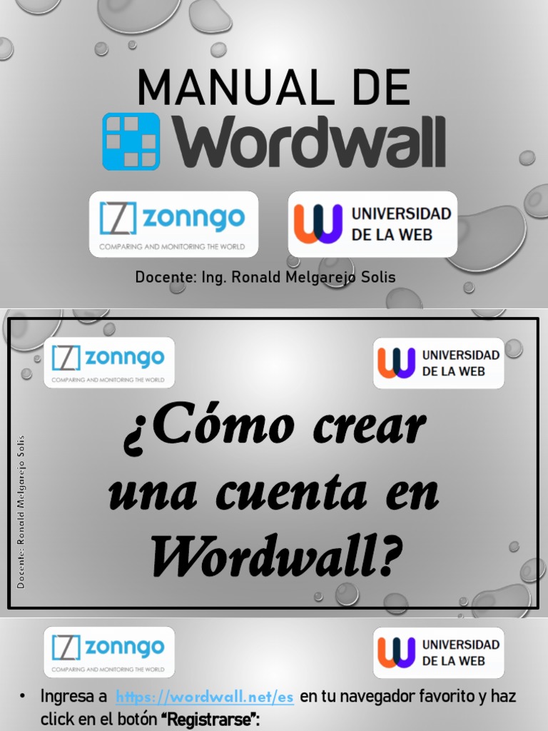 Manual de Wordwall | PDF | Cuestionario | HTML
