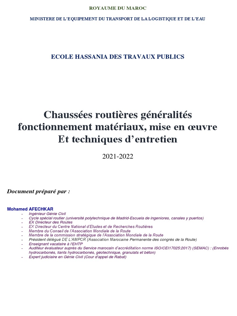 Orniérage et billes en polystyrène | PDF | Module de Young | Asphalte