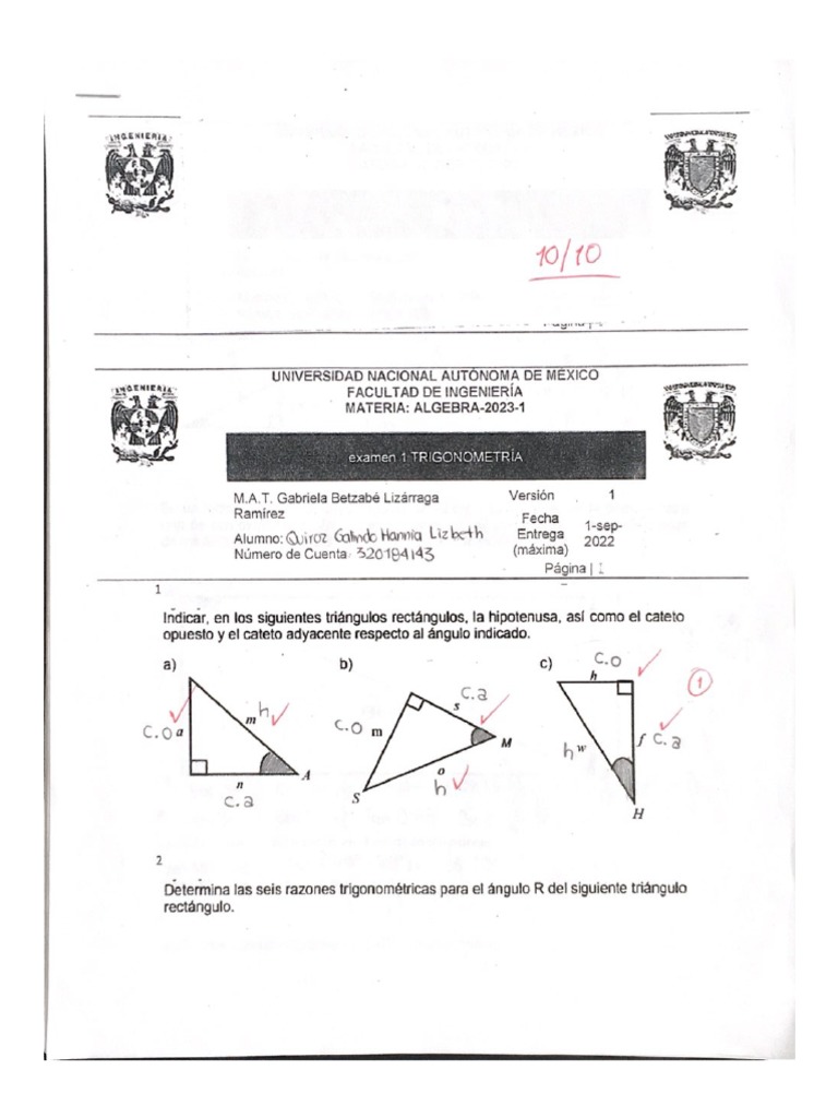 Examenes Algebra | PDF