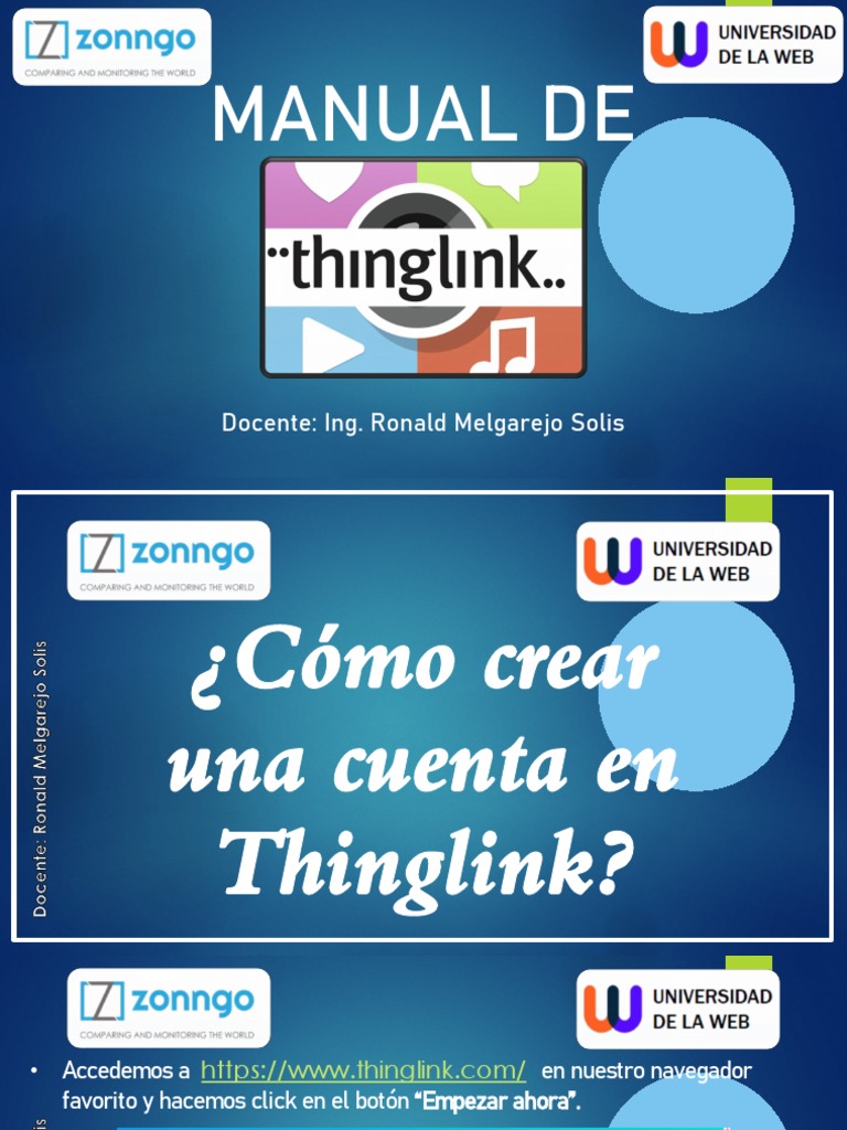 Manual de Thinglink | PDF | Youtube | Comunicación
