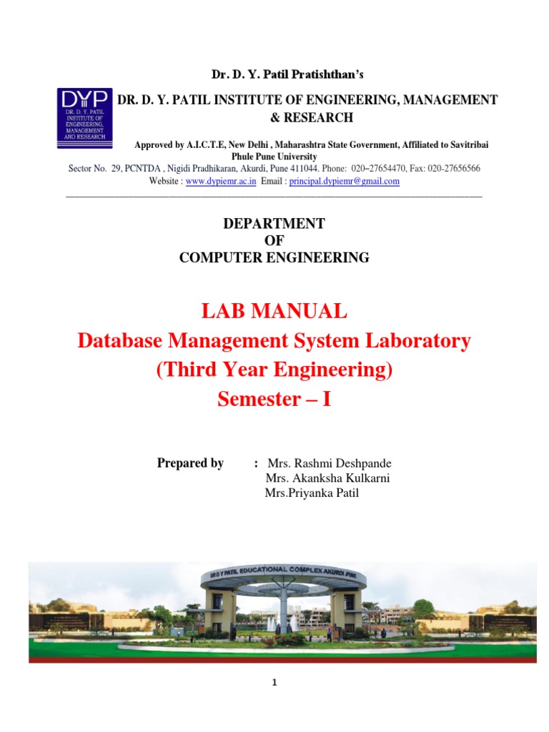 Dbms Manual | PDF | Database Index | Databases Dbms Manual | PDF | Database Index | Databases