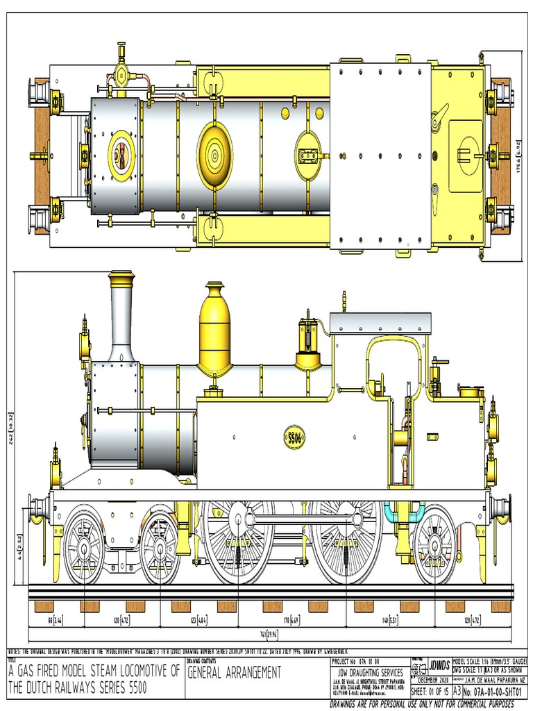 A Gas Fired Steam Locomotive of The Dush Railways | PDF | Screw | Boiler