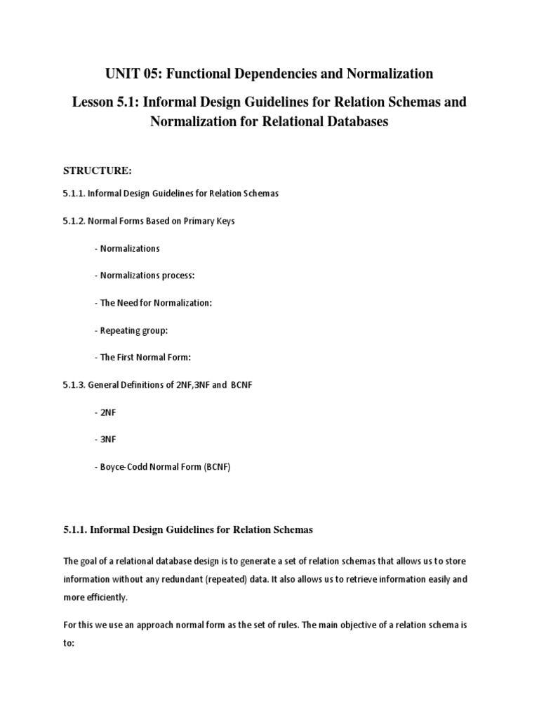 DBMS Lesson 5.1 | PDF | Relational Database | Information Management DBMS Lesson 5.1 | PDF | Relational Database | Information Management