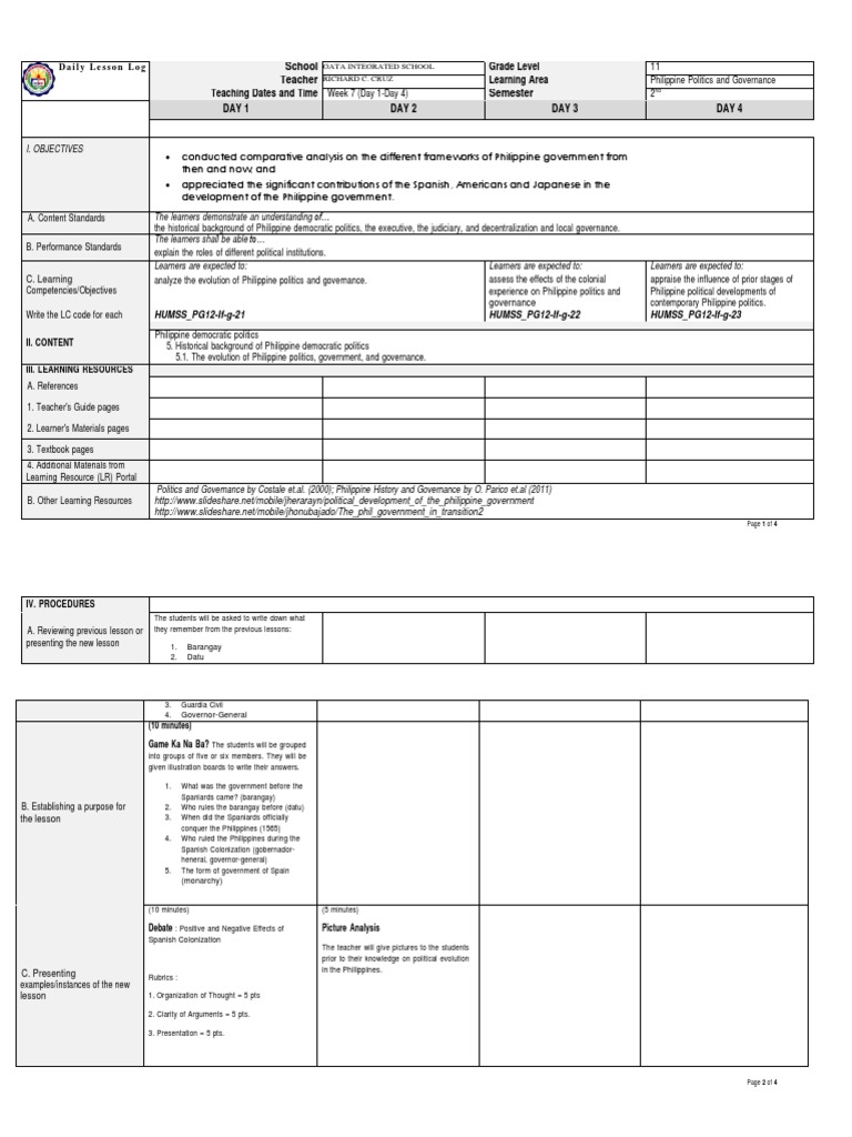 Understanding PPG in HUMSS Curriculum | PDF