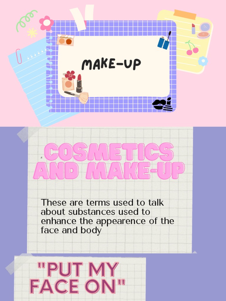 Make-Up Vocabulary | PDF