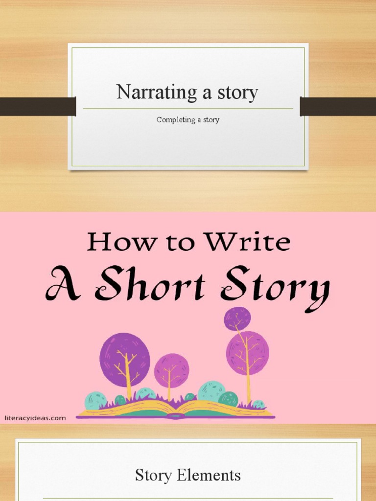 Narrating A Story | PDF | Ellipsis | Adverb
