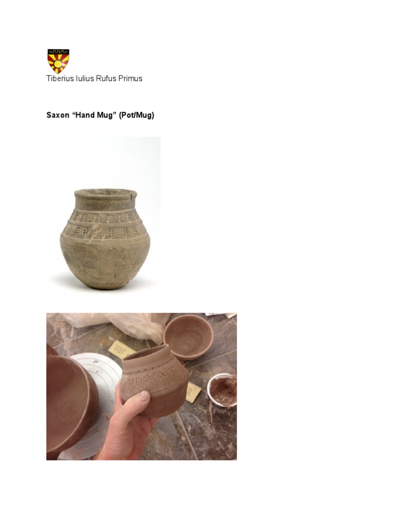 Saxon Biconical Jar Pottery Overview | PDF