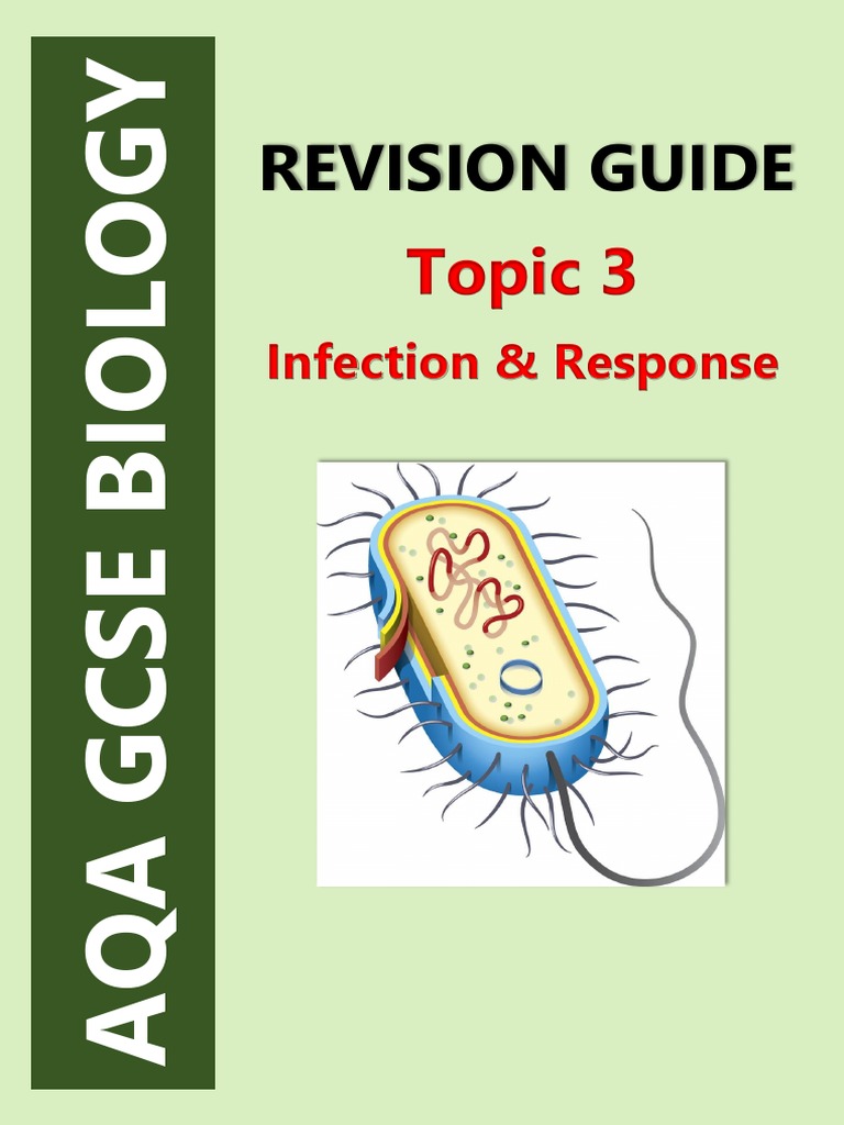 AQA GCSE BIOLOGY Topic 3 Revision Guide (Infection and Response) | PDF ...