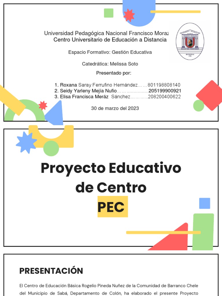 Presentación Del PEC 2 | PDF