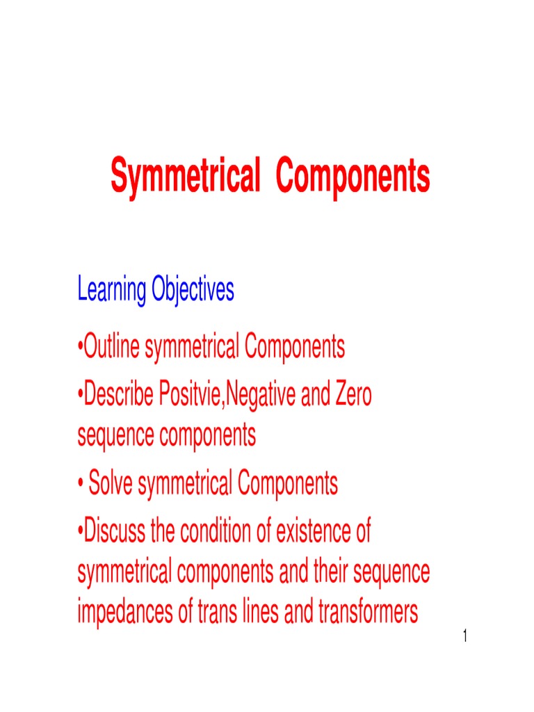 Symmetrical Components (Compatibility Mode) | PDF | Physical Sciences ...