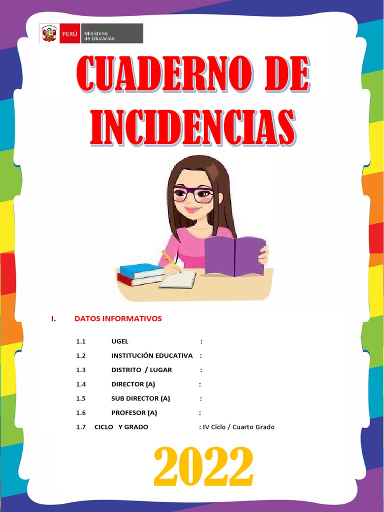 Cuaderno de Incidencias | PDF