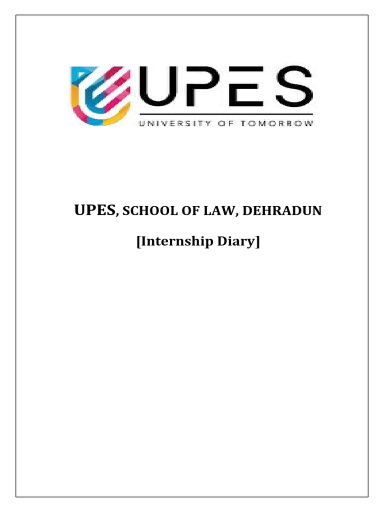 Internship Diary Format - 2023 | PDF