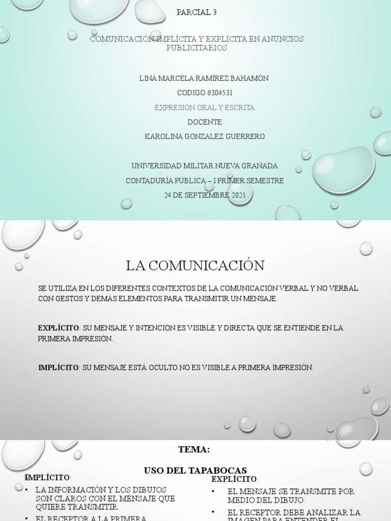 Comunicación Implícita Y Explicita en Anuncios Publicitarios | PDF