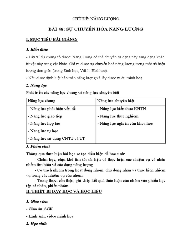 Bài 48 - KHTN 6 | PDF