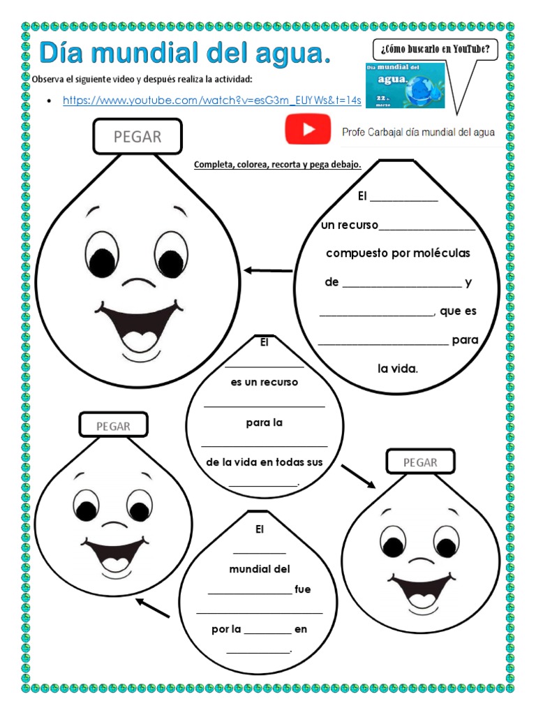 Actividades Día Mundial del Agua - | PDF