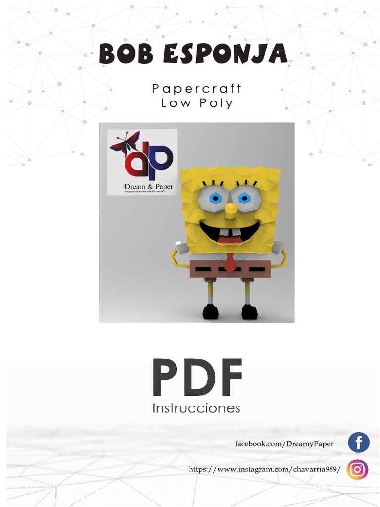 Bob Esponja Manual. | PDF