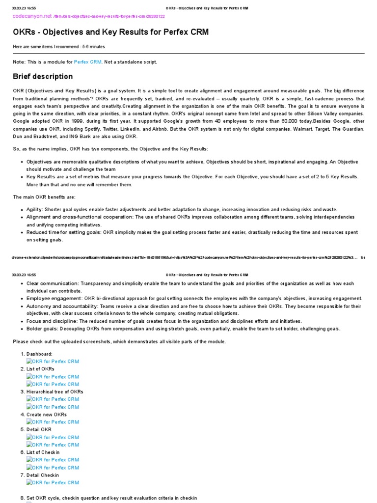 OKRs - Objectives and Key Results | PDF | Business