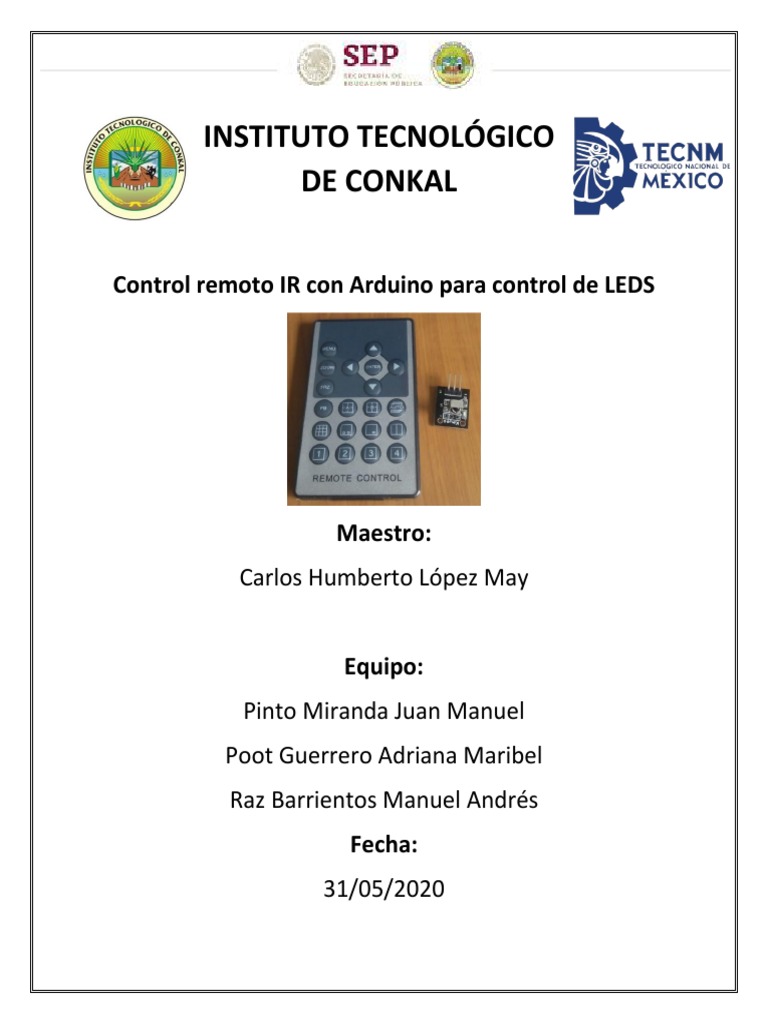 Control remoto IR con Arduino para control de LEDS: tutorial sobre el uso de un módulo receptor ...