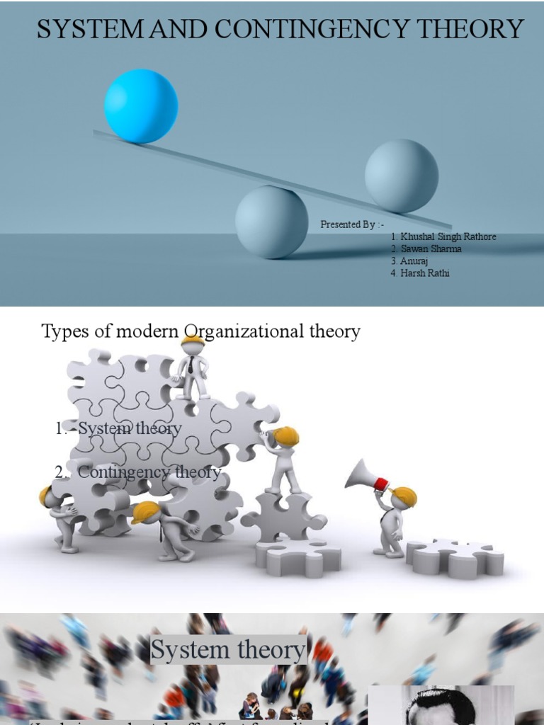 System and Contingency Theory | PDF