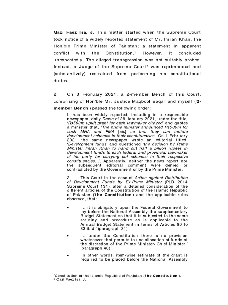 C.M.A. 490 2021 20022021 | PDF | Judge | Government Of Pakistan