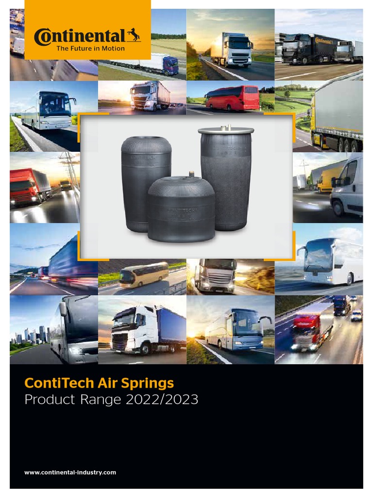 Contitech Air Springs: Product Range 2022/2023 | PDF