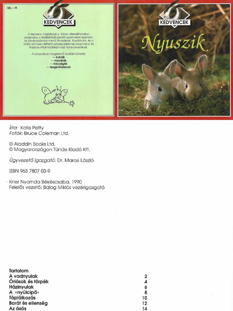 Kate Petty - Nyuszik | PDF