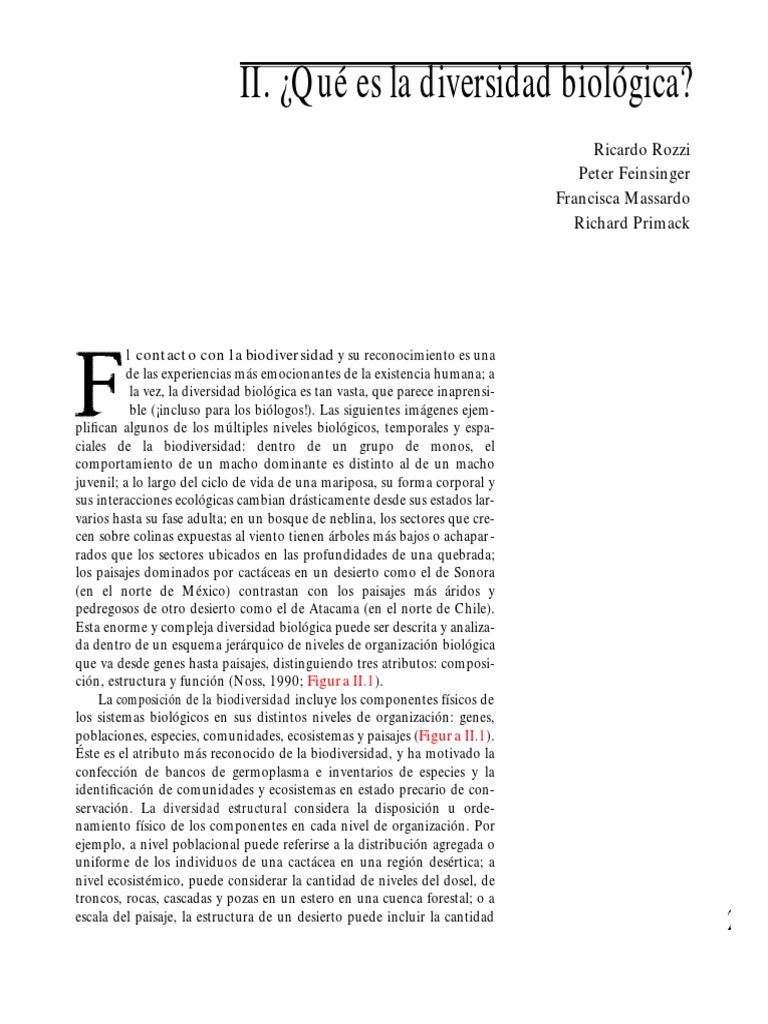 Fundamentos de Conservacion Biologica Richard Primack ...