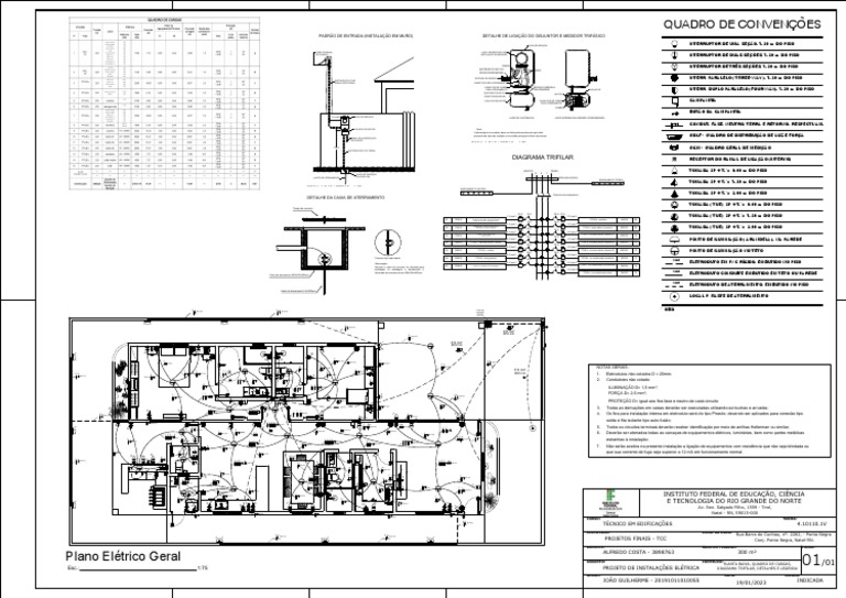 Tcc Eletrica Esquema Elétrico Pdf Componentes Fio Metal