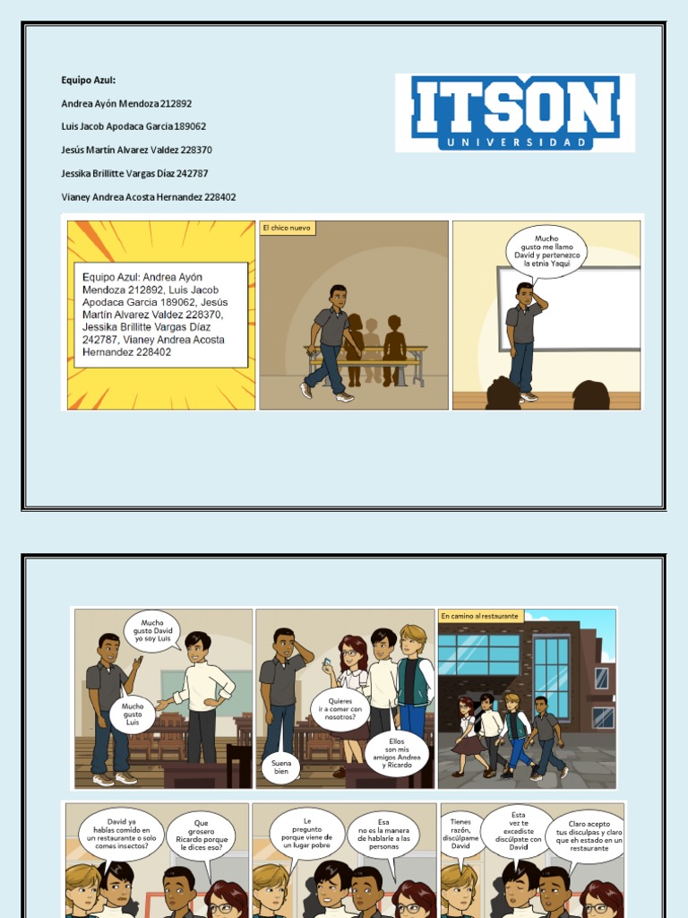 Actividad 21. Realización de Cómic (EQUIPO AZUL) | PDF