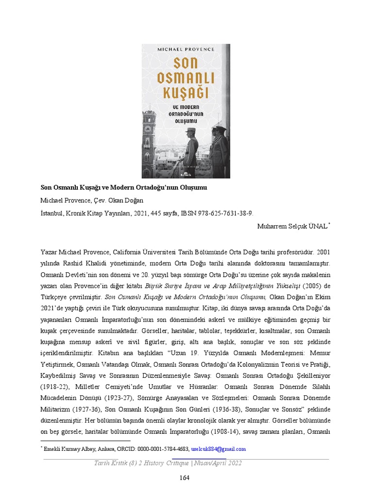 Son Osmanl - Ku - A - Ve Modern Ortado - U - Nun Olu - Umu (#1099762) - 2358863 | PDF