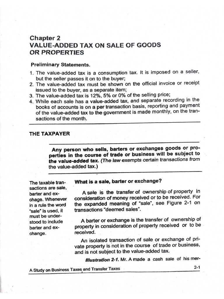 Business Tax (Chapter 2) | PDF