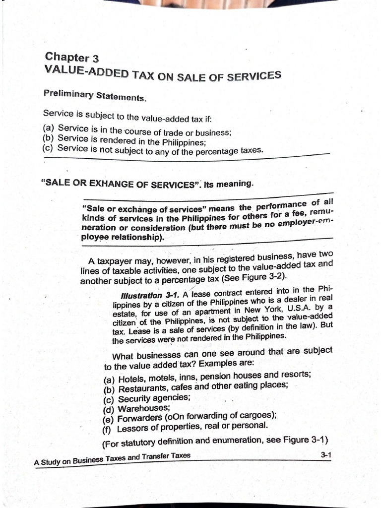 Business Tax (Chapter 3) | PDF