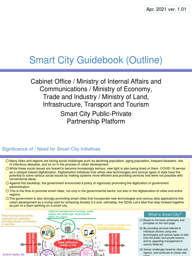 00 - Scguide - Eng - Ol - Smart City Guidebook | PDF | Public–Private ...
