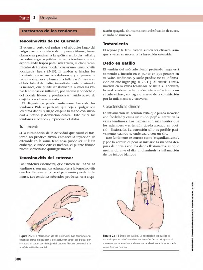 Dedos en Gatillo 1 | PDF | Articulación | Tendón