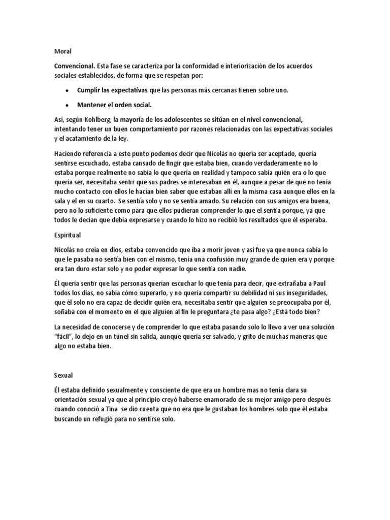 Analisis Yo, Adolescente | PDF | Experiencia