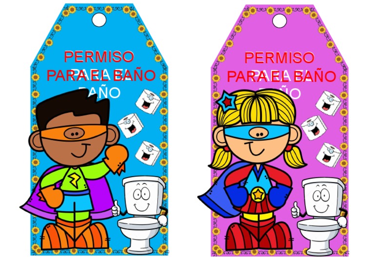 Permiso Para Ir Al Baño Pdf 