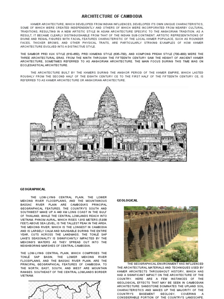Architecture of Cambodia (FR2) | PDF | Social Science