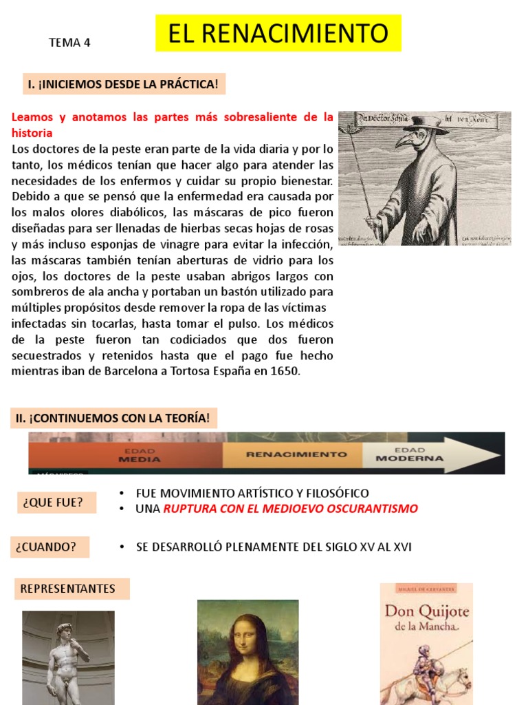 El Renacimiento | PDF | Renacimiento | Edades medias