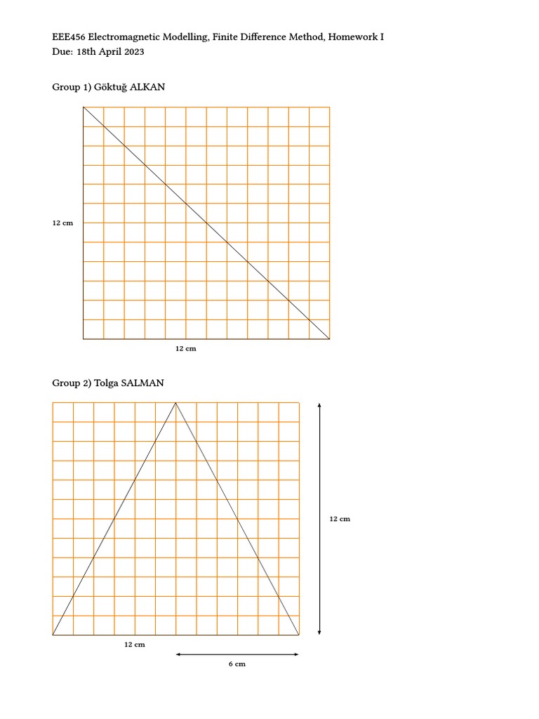 Electromagnetic Modelling Homework | PDF