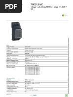Schneider Electric - EOCR - 3DM2-WRDUWZ | PDF | Relay | Alternating Current