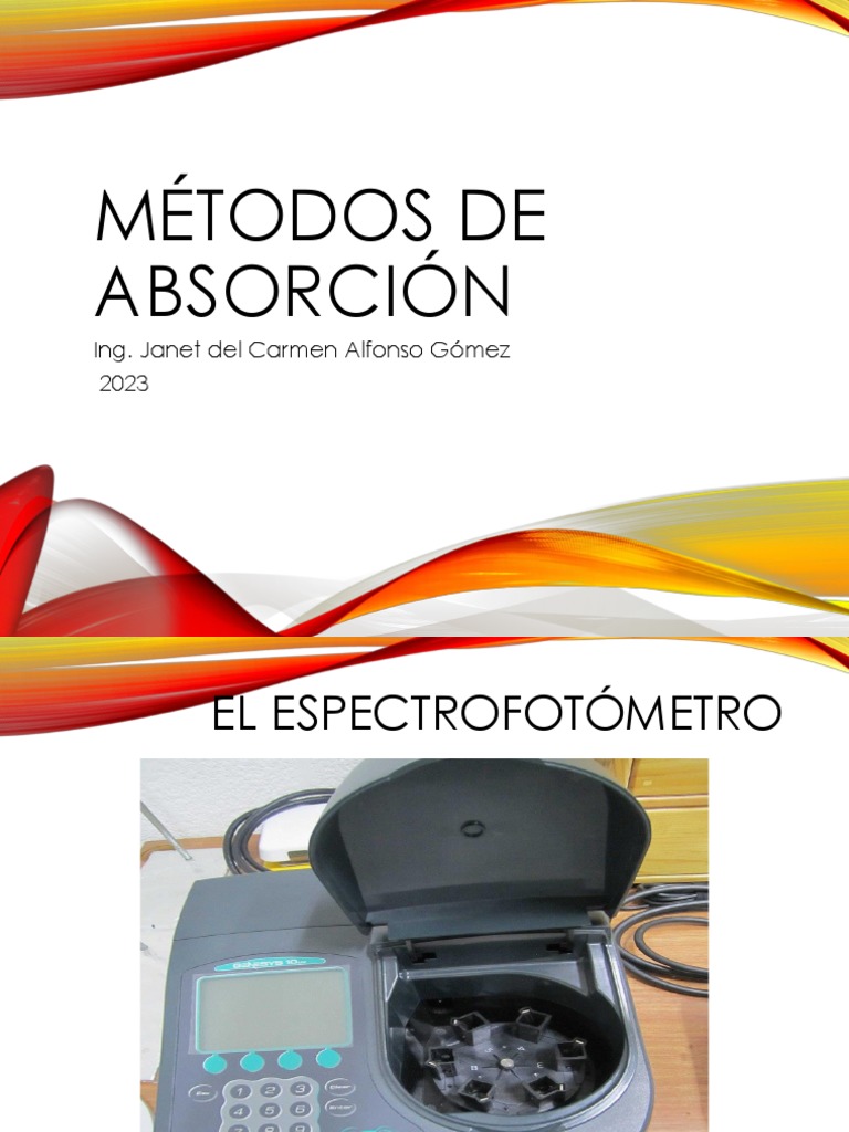 Transmitancia y Absorbancia. | PDF | Espectrofotometria | Ligero
