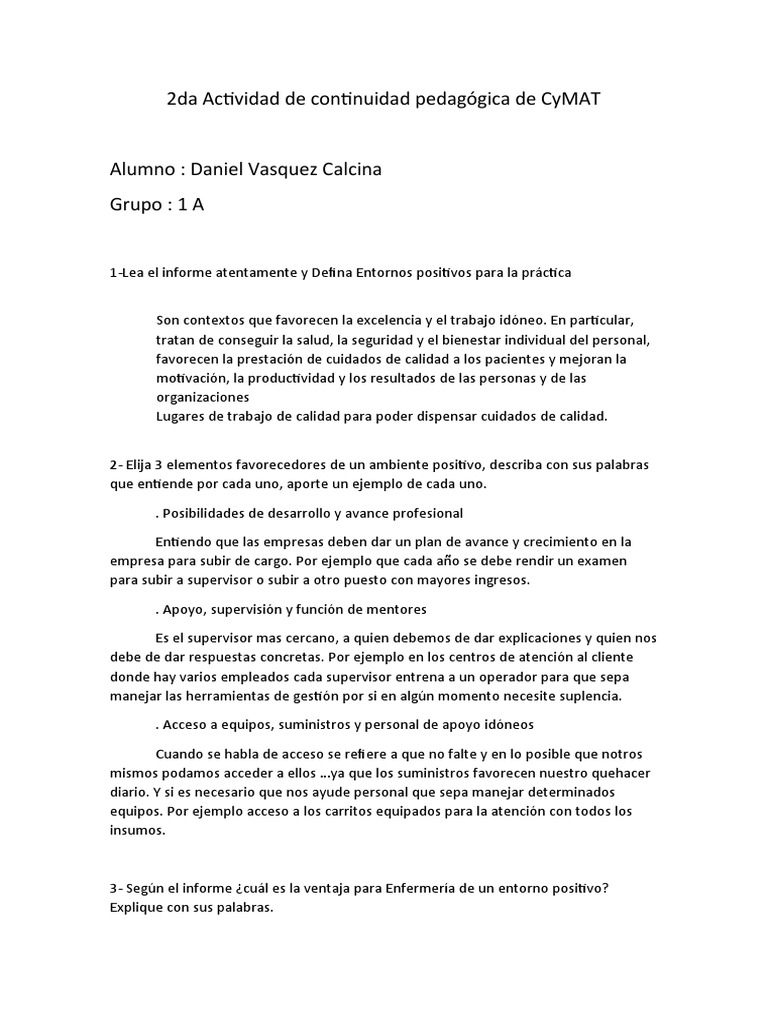 Actividad II CyMAT | PDF | Seguro