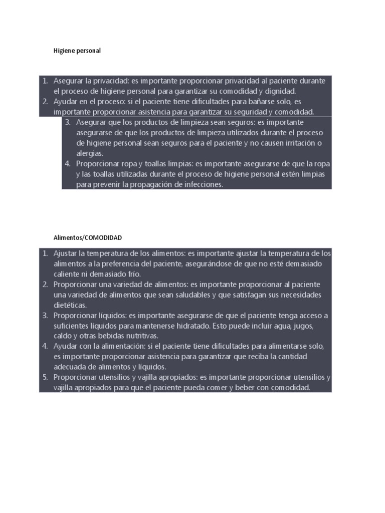 Higiene Personal | PDF | Self-Improvement | Wellness