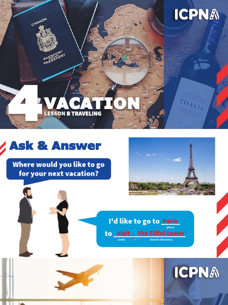 Unit 04 Vacation - Lesson B | PDF | Career & Growth