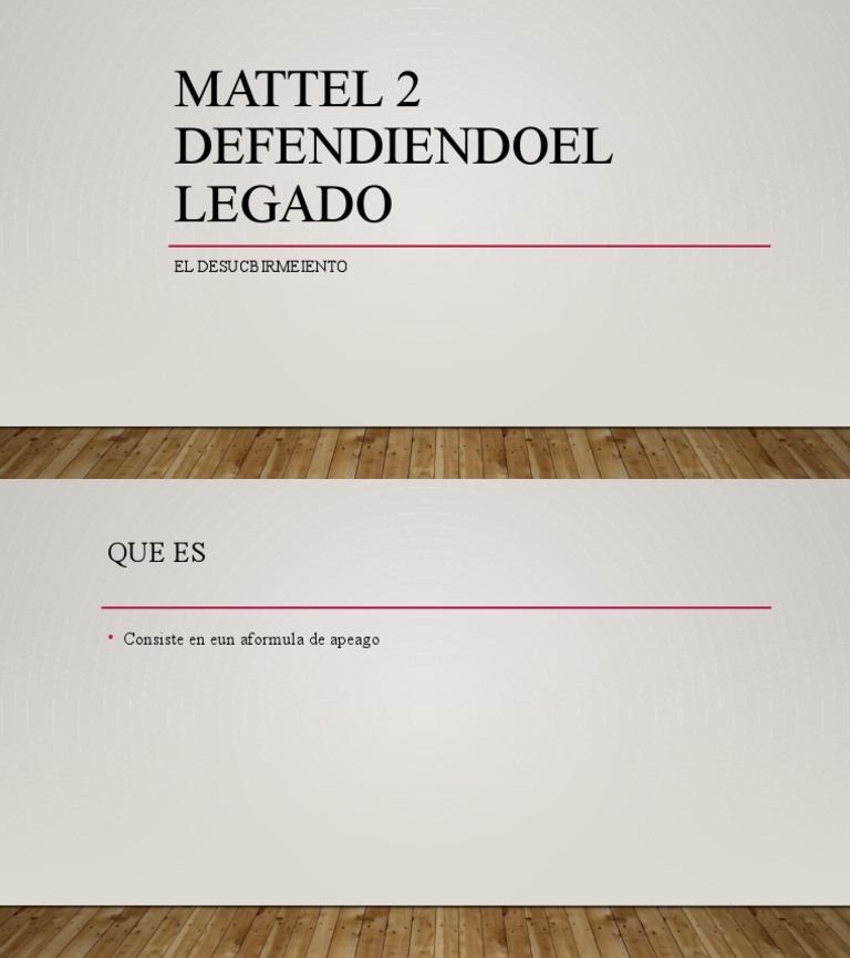 Mattel 2 Linea de L Tiempos | PDF Mattel 2 Linea de L Tiempos | PDF