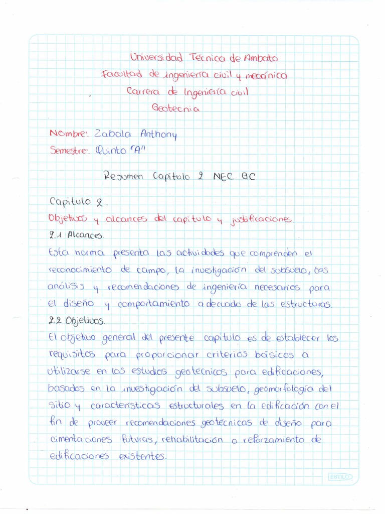 Zabala Anthony - Resumen Capítulo 2 NEC GC | PDF